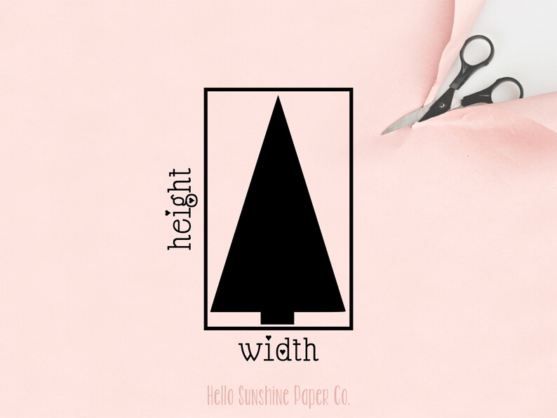 Simple Tree Paper Cut Outs Set of 25 | Etsy