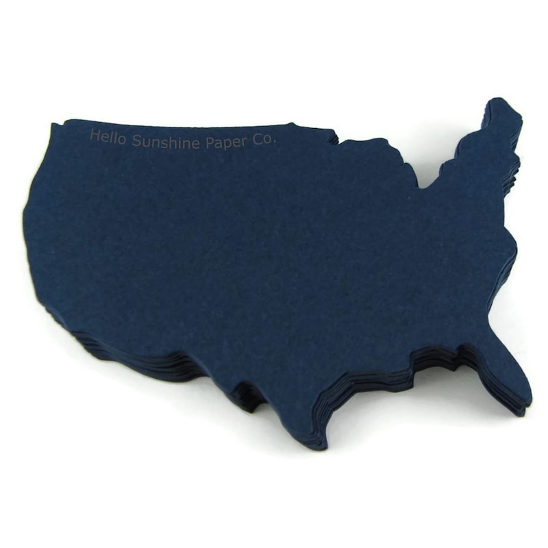 Die Cut States - Etsy