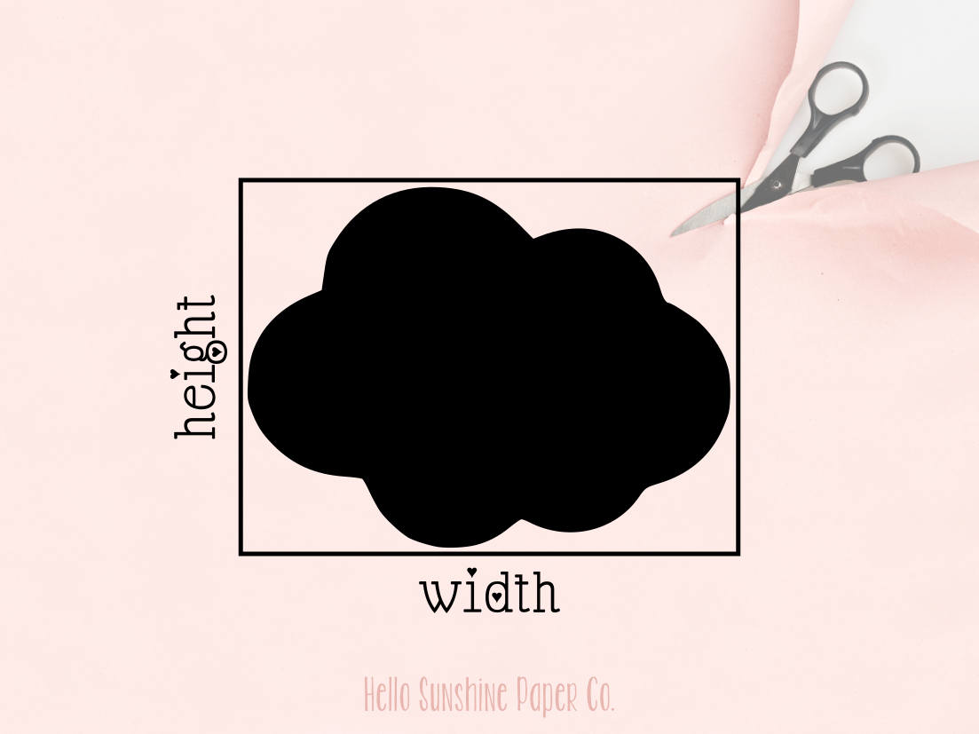 Cloud Paper Cut Outs Set of 25 - Etsy