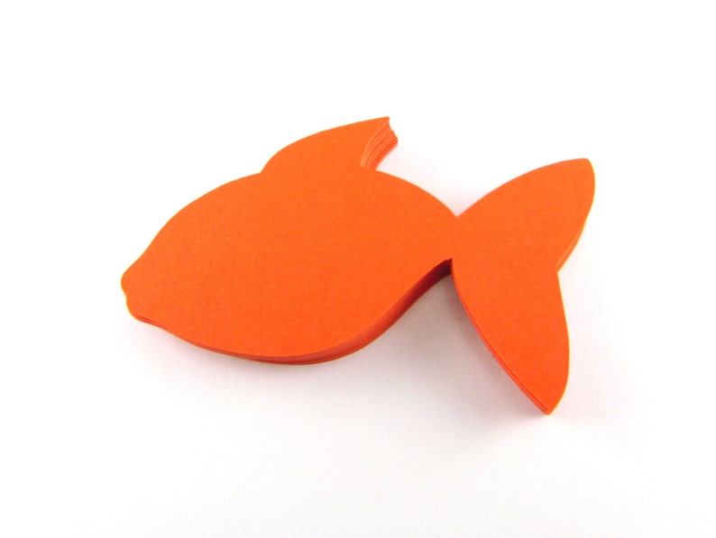 Goldfish Paper Cut Outs Set of 25 - Etsy