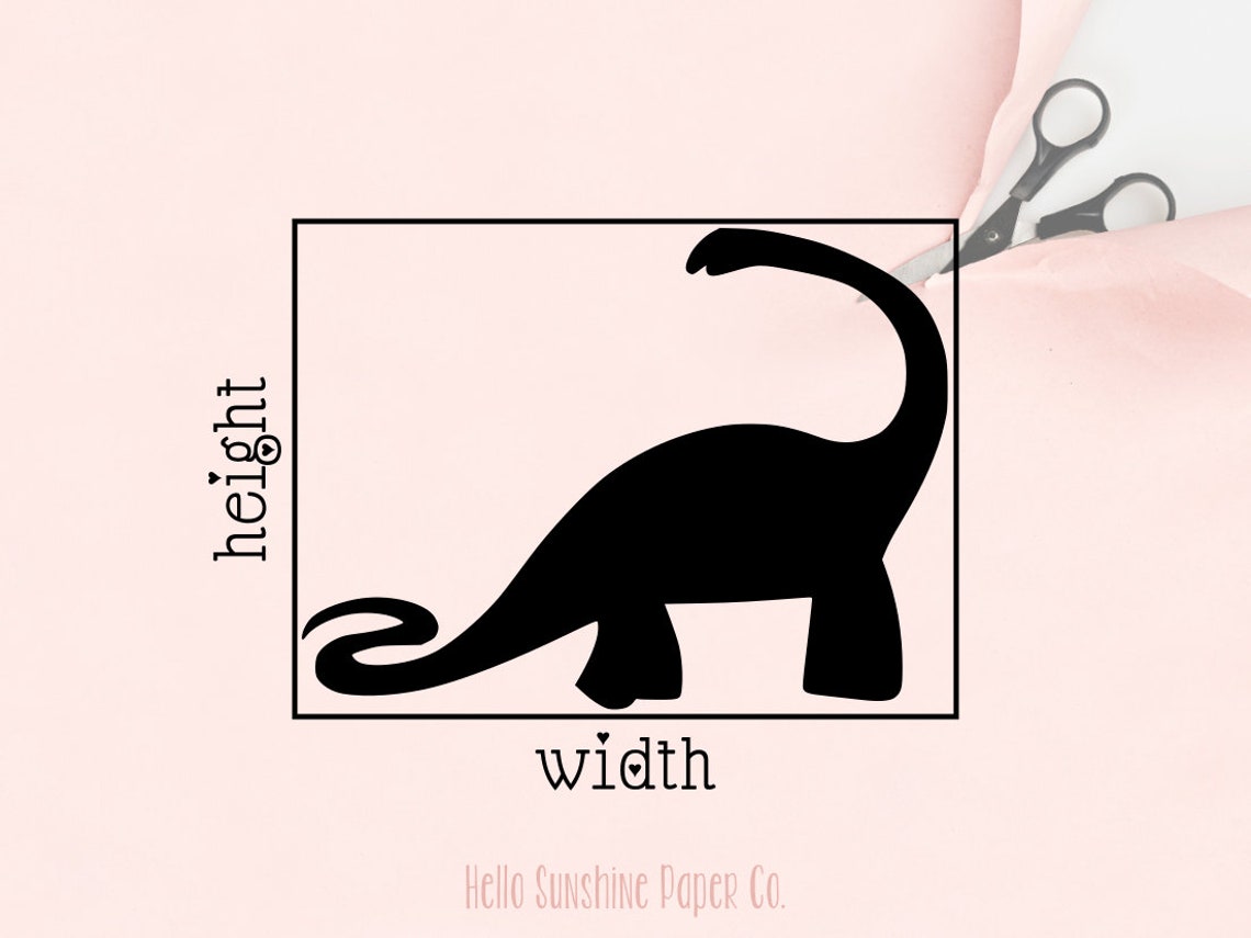 Brontosaurus Cut Outs Set of 25 | Etsy