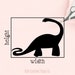 Brontosaurus Cut Outs Set of 25 - Etsy