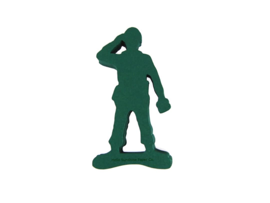Army Man Paper Cut Outs Set of 25 - Etsy