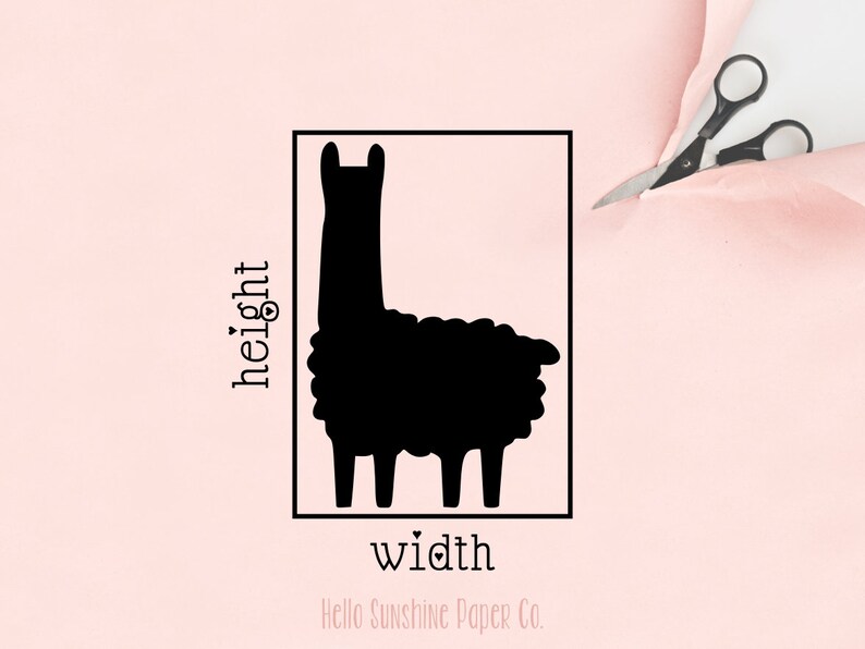 Llama Paper Cut Outs Set of 25 - Etsy