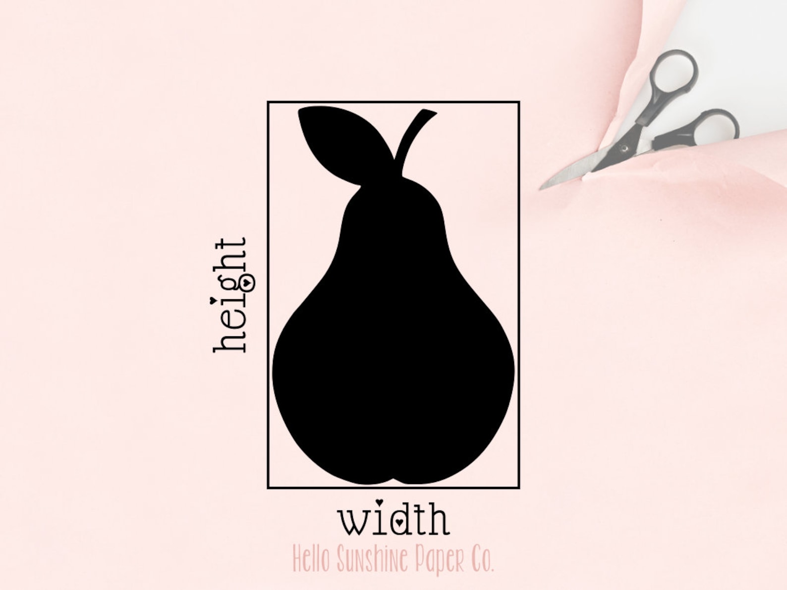 Pear Paper Cut Outs Set of 25 - Etsy