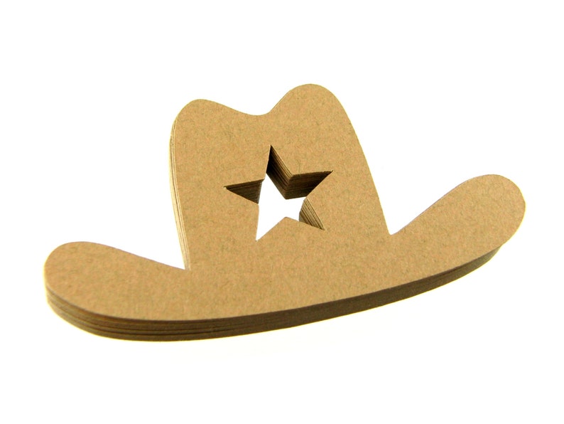 Cowboy Hat Paper Cut Outs Set of 25 - Etsy