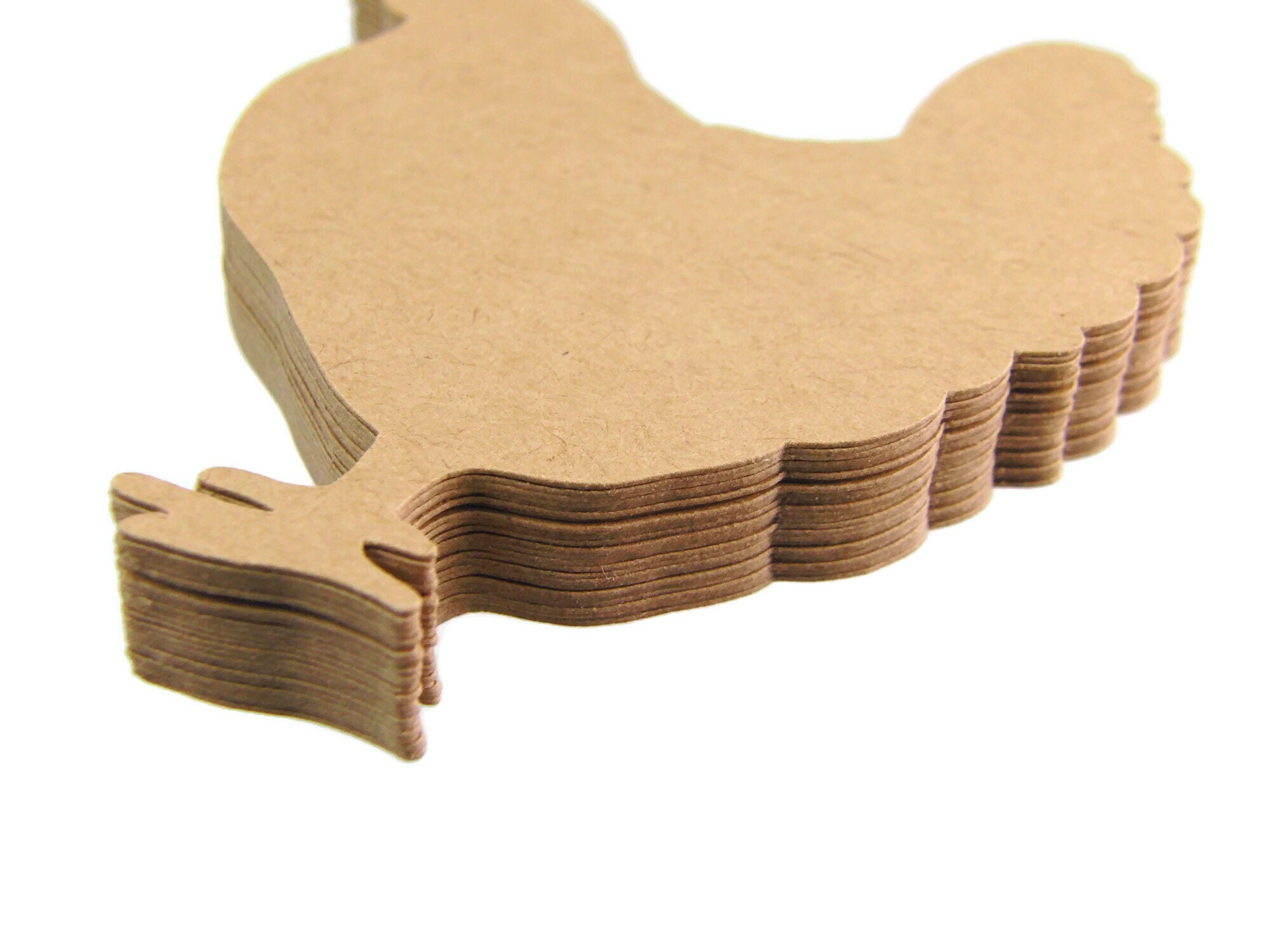 Chicken Paper Cut Outs set of 25 | Etsy