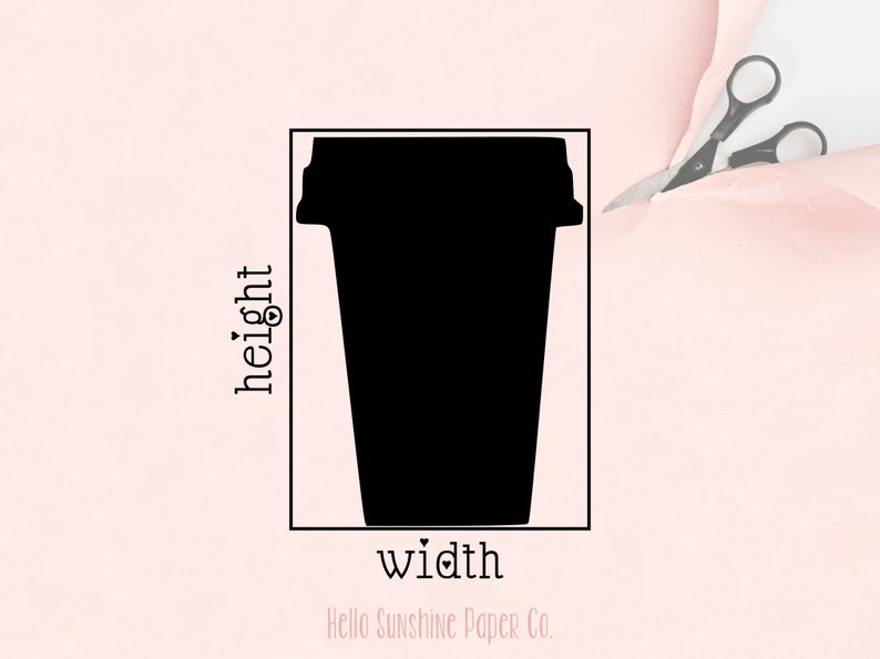 Coffee Cup Paper Cut Outs Set of 25 - Etsy