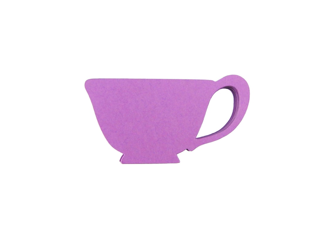 Teacup Paper Cut Outs Set of 25 - Etsy