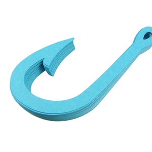 Fish Hook Cut Outs Set of 25 - Etsy