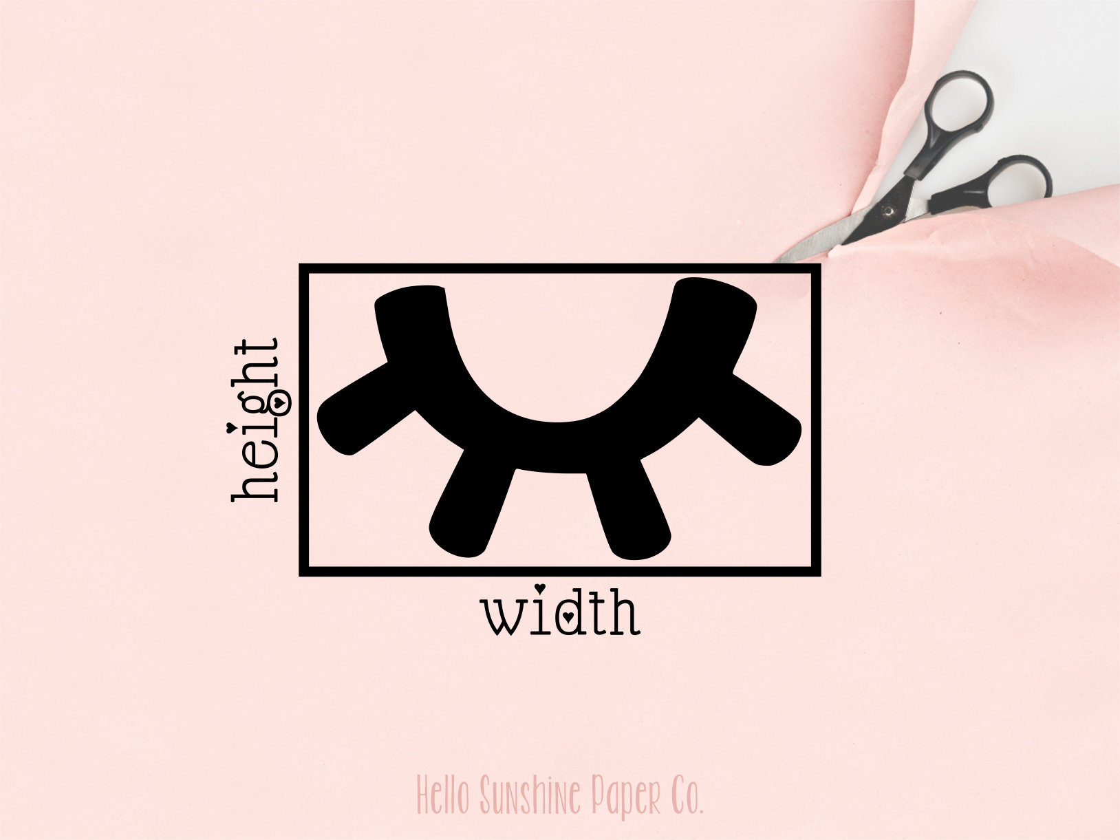 Eyelash Paper Cut Outs Set of 25 | Etsy