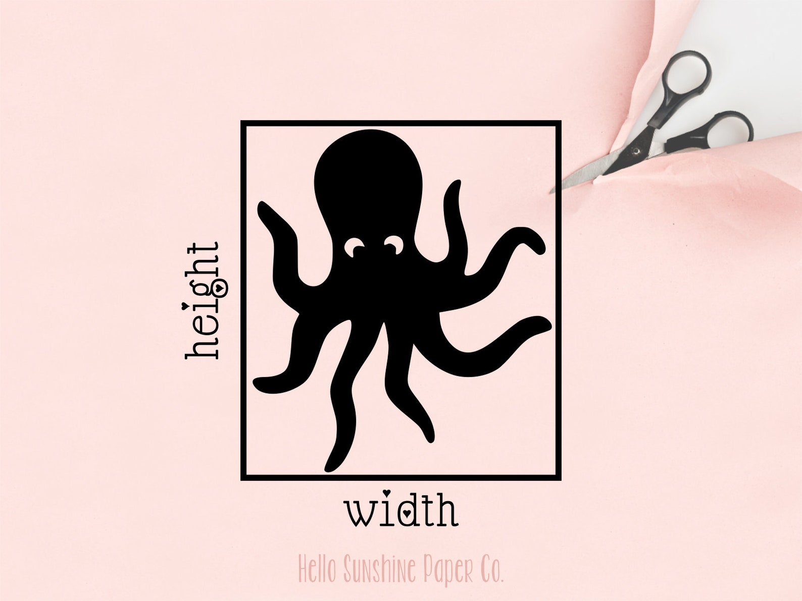 Octopus Paper Cut Outs Set of 25 | Etsy