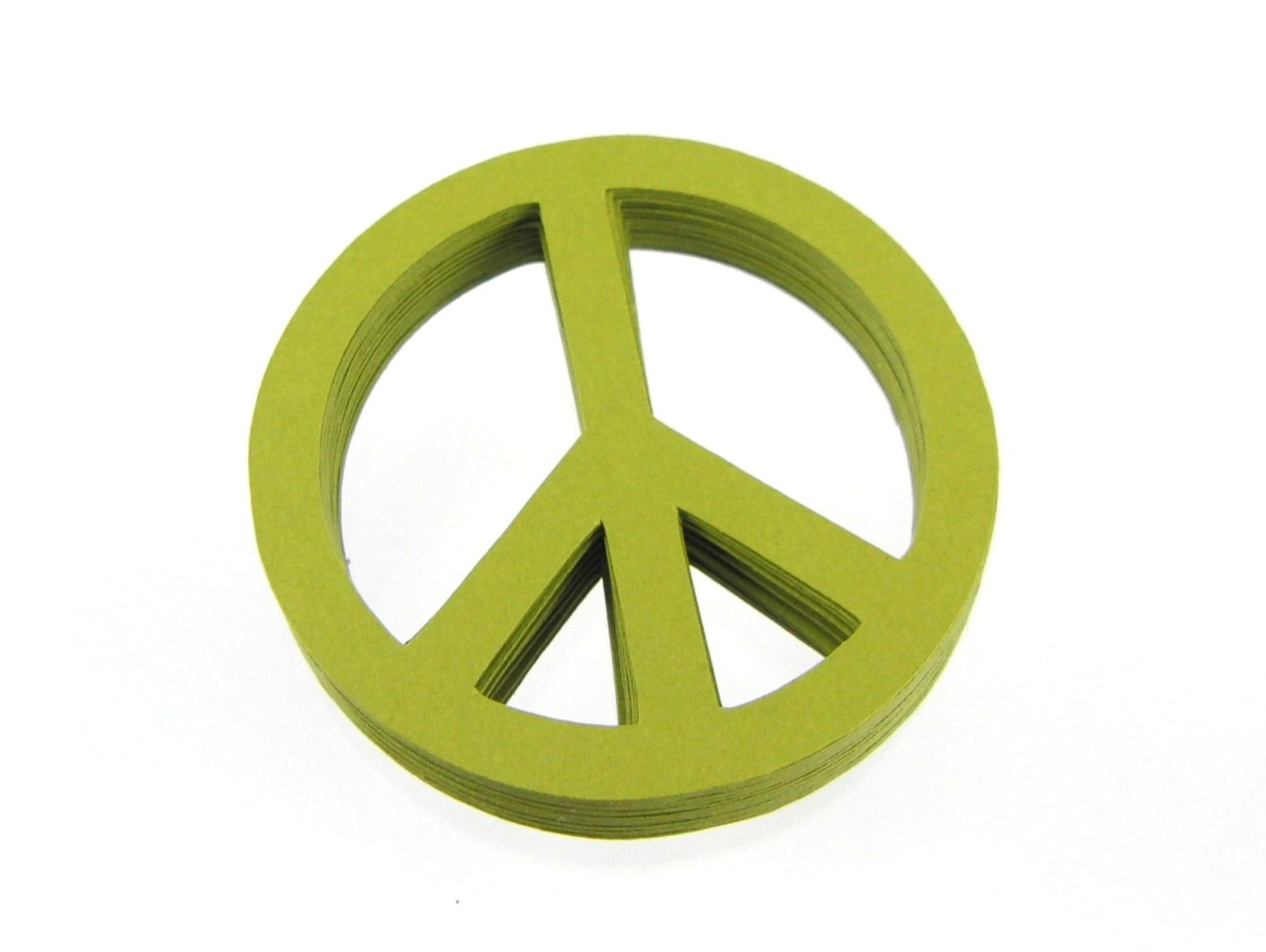 Peace Sign Paper Cut Outs Set of 25 - Etsy