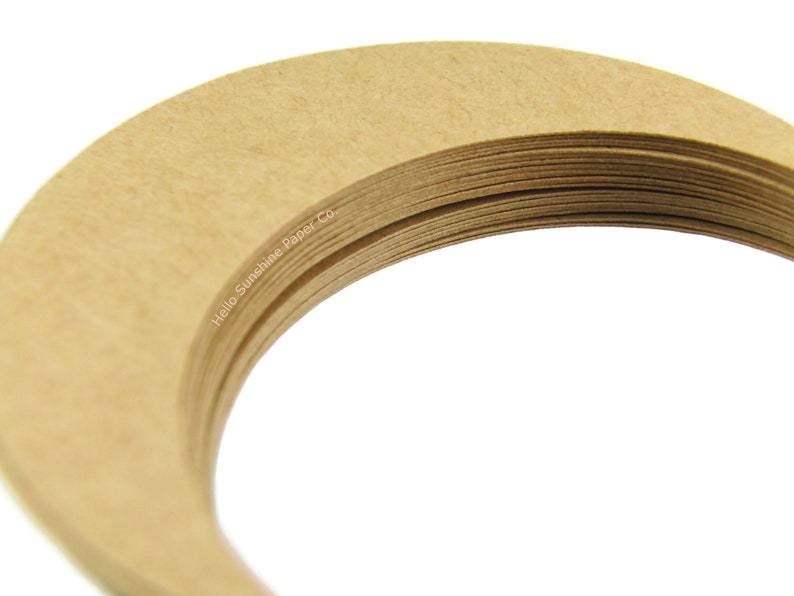 Crescent Moon Paper Cut Outs Set of 25 - Etsy