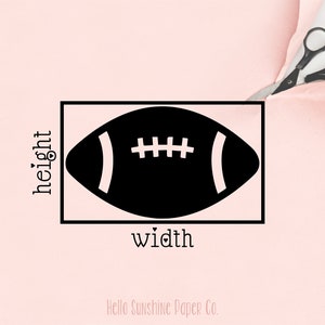 Football Paper Cut Outs Set of 25 - Etsy