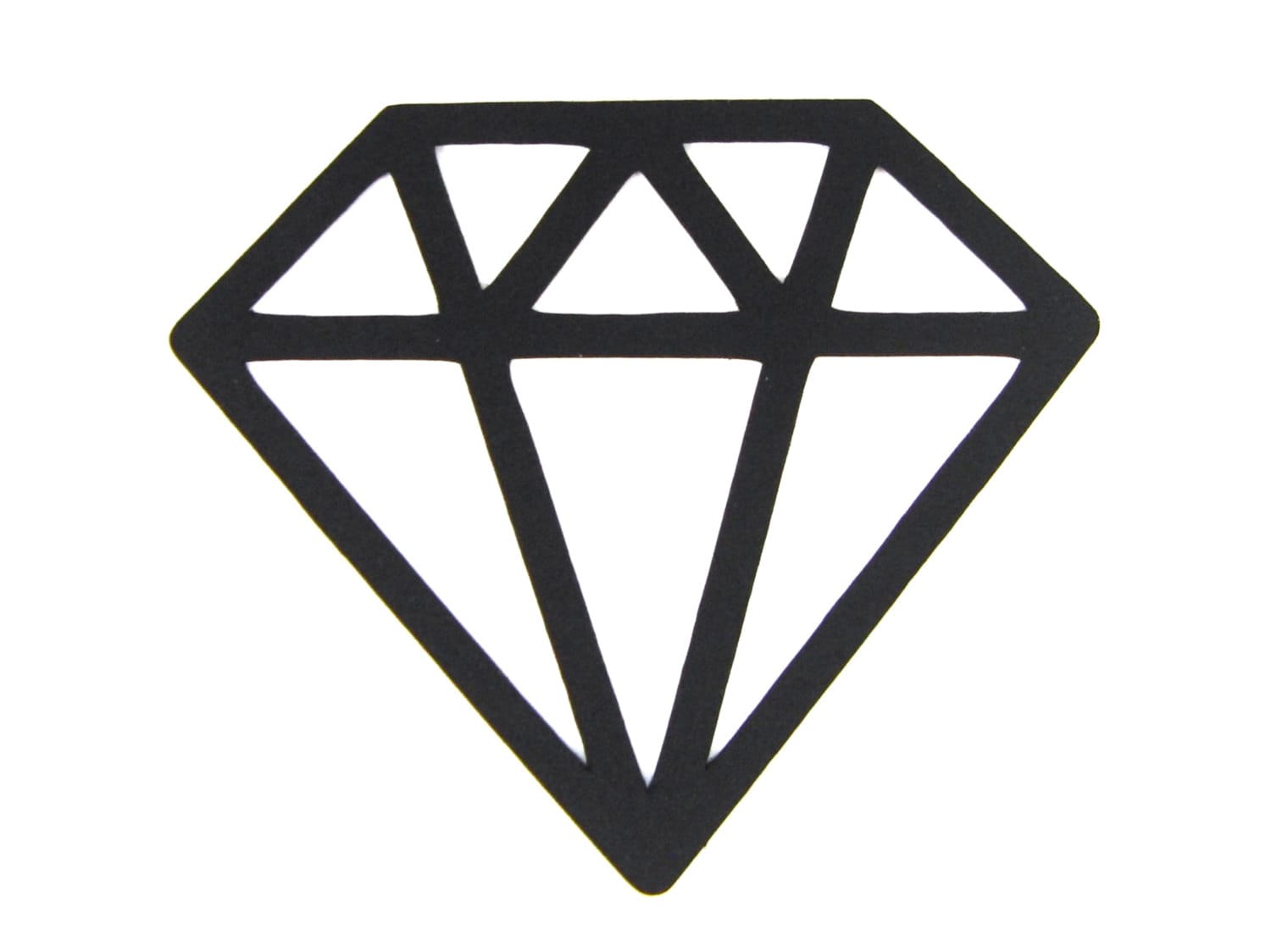 Diamond Paper Cut Outs Set of 25 - Etsy