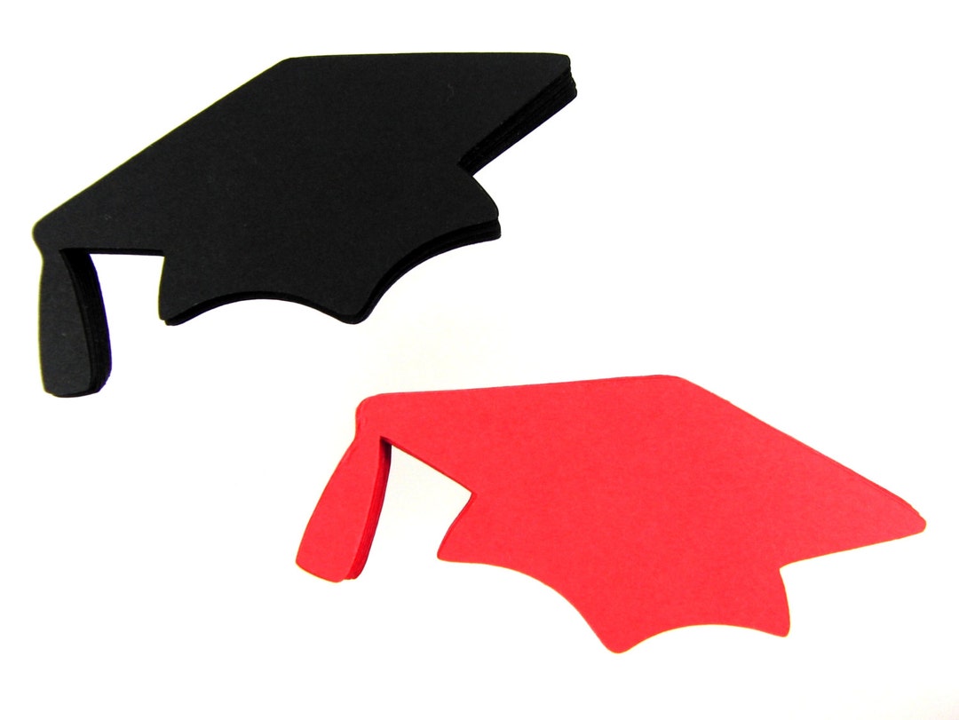 Graduation Cap Paper Cut Outs Set of 25 - Etsy