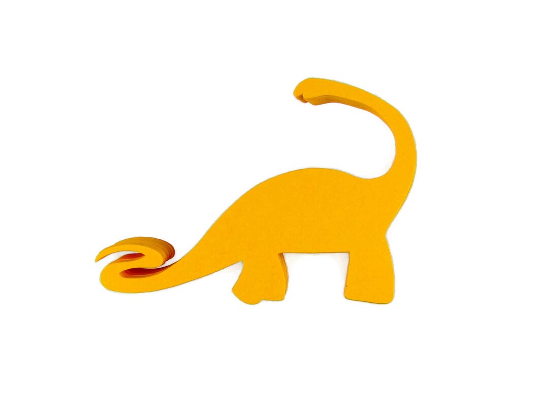 Brontosaurus Cut Outs Set of 25 - Etsy