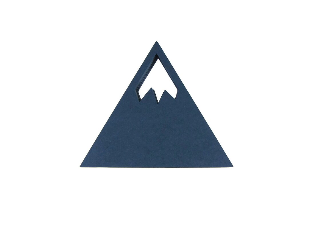 Mountain Paper Cut Outs Set of 25 - Etsy