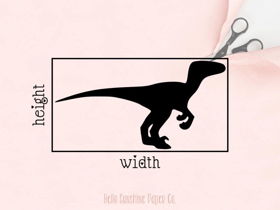 Velociraptor Paper Cut Outs Set of 25 - Etsy