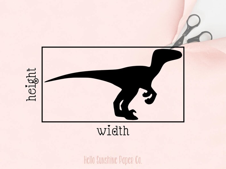 Velociraptor Paper Cut Outs Set of 25 - Etsy