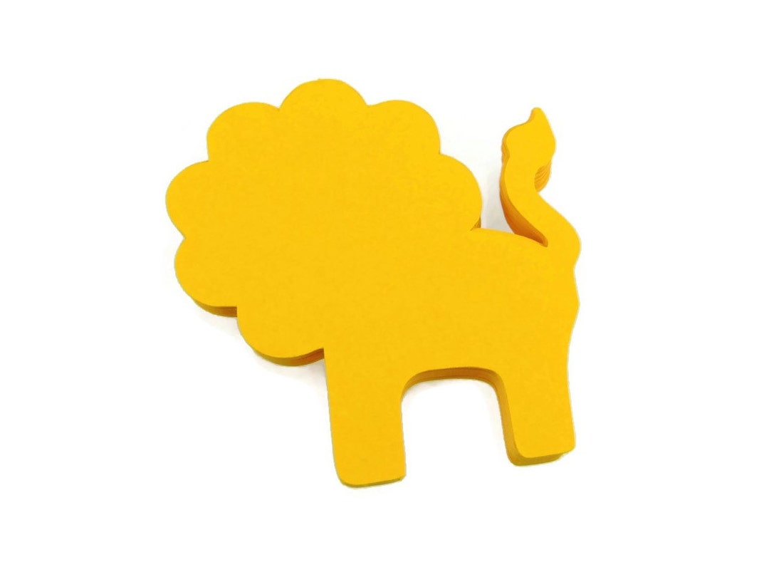 Lion Paper Cut Outs Set of 25 - Etsy