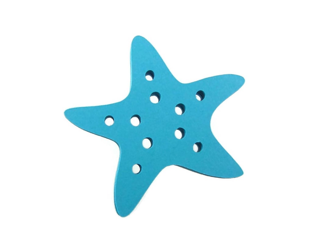 Starfish Paper Cut Outs Set of 25 - Etsy