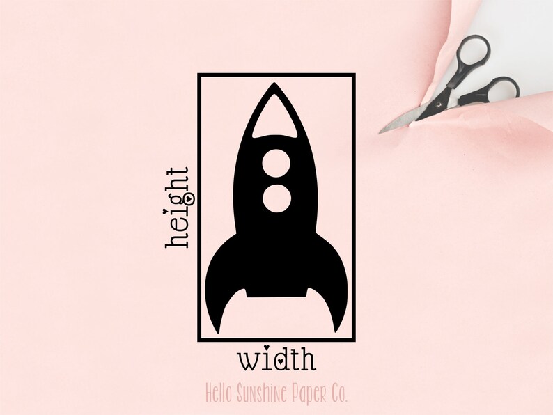 Rocket Ship Paper Cut Outs Set of 25 - Etsy