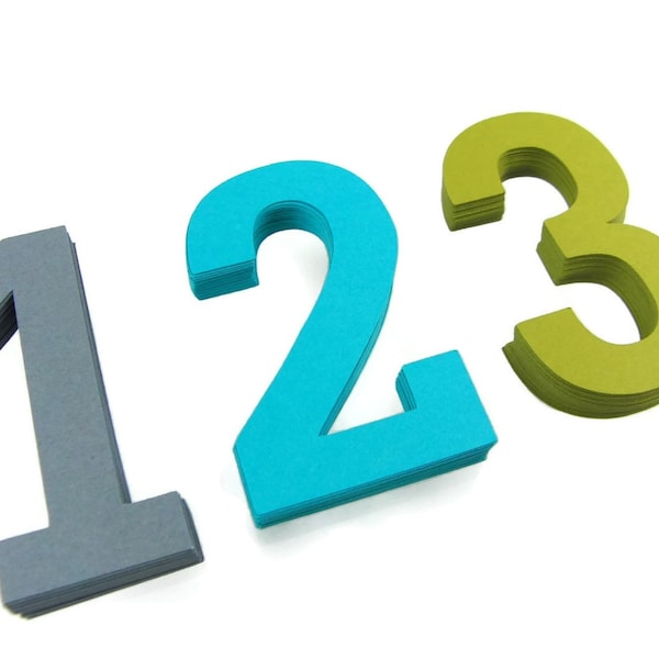 Number Cut Outs - Etsy