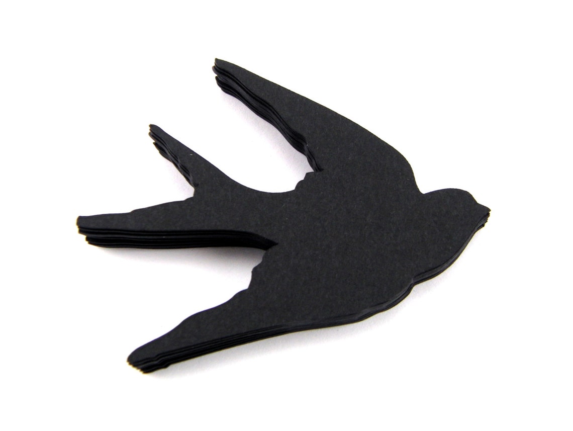 Sparrow Paper Cut Outs Set of 25 - Etsy