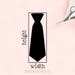 Necktie Paper Cut Outs Set of 25 - Etsy