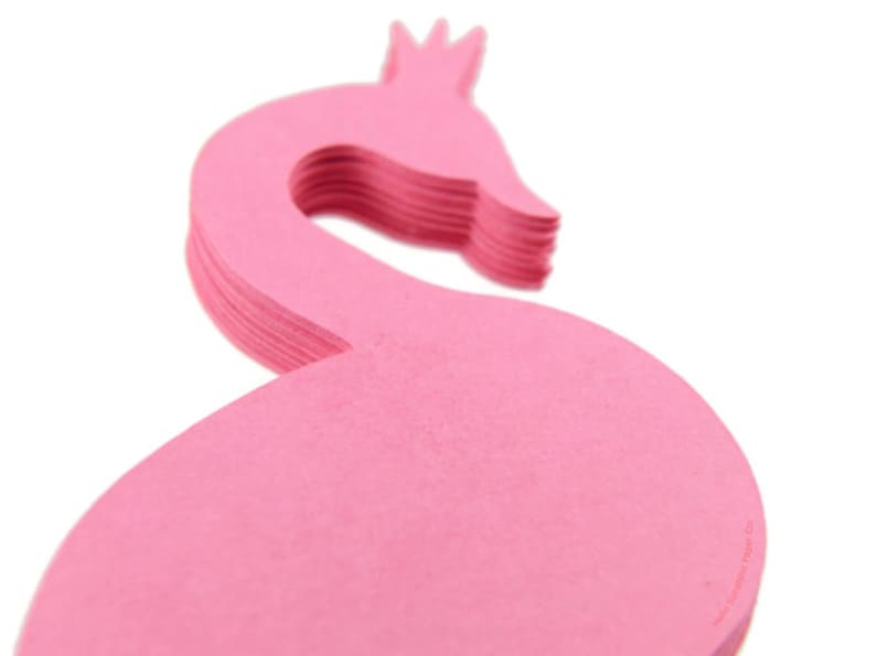 Swan Paper Cut Outs Set of 25 - Etsy