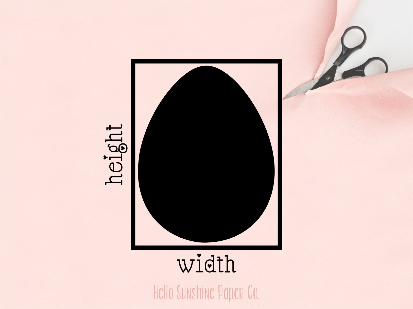 Egg Cut Outs set of 25 | Etsy