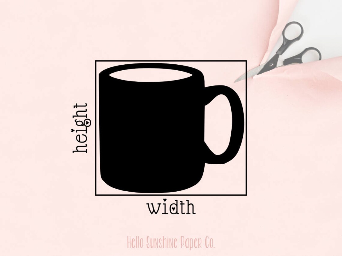 Mug Paper Cut Outs Set of 25 - Etsy