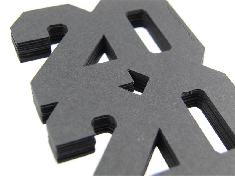 2020 Paper Cut Outs Set of 20 - Etsy