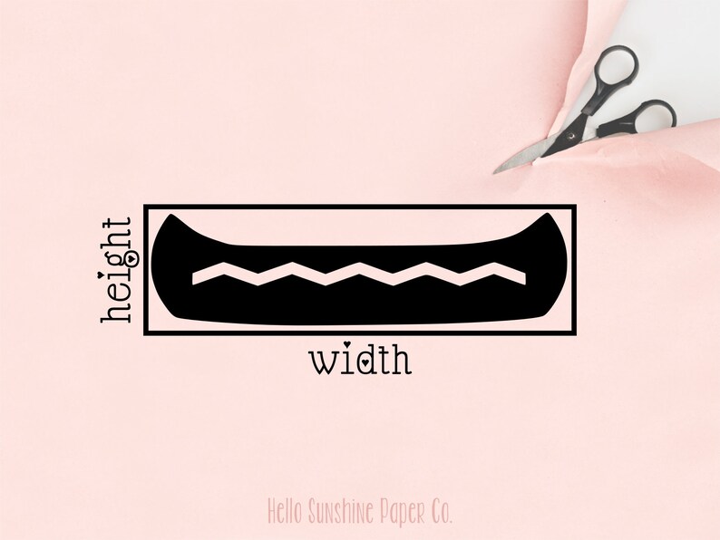 Canoe Paper Cut Outs Set of 25 - Etsy