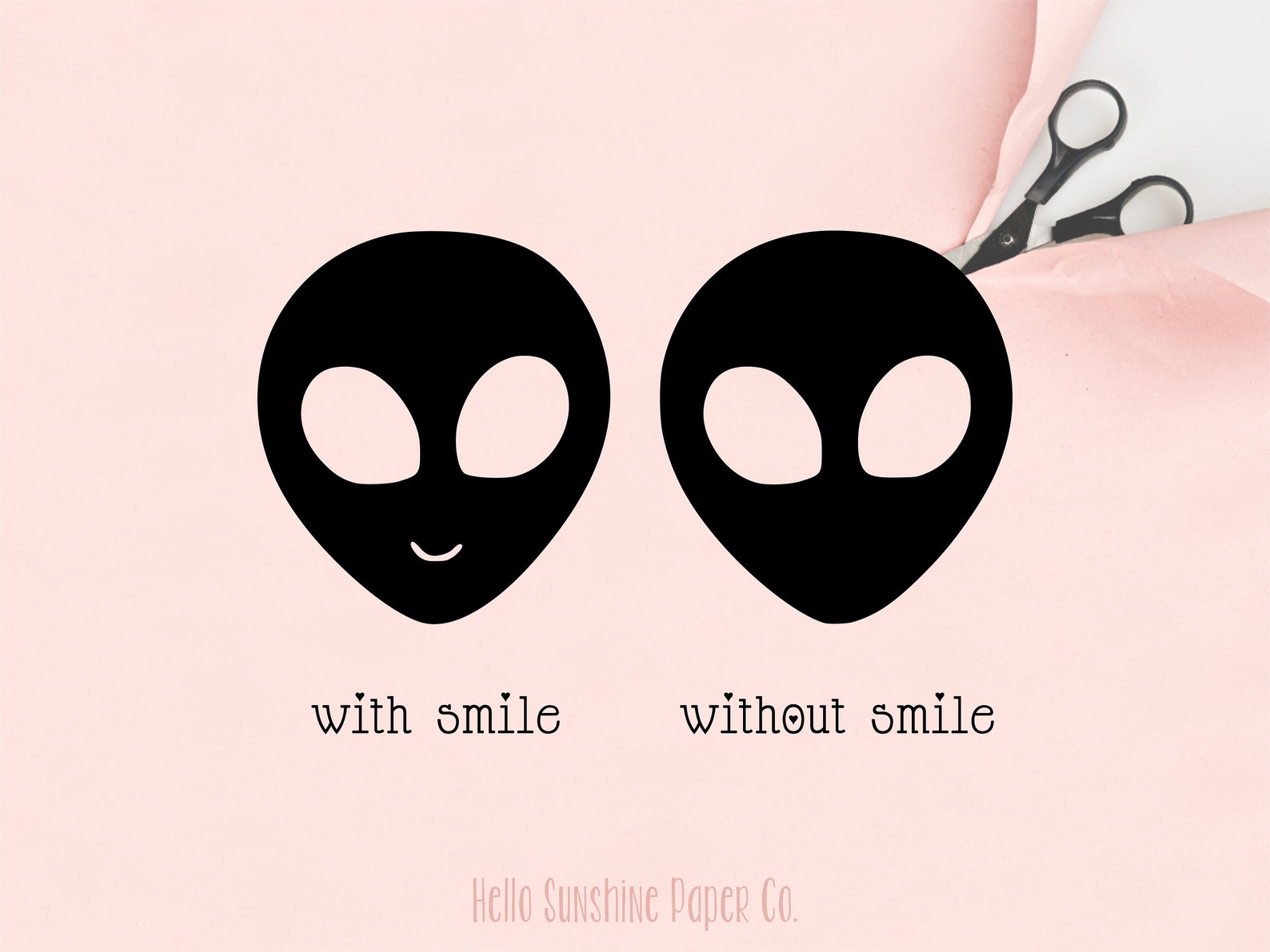 Alien Head Paper Cut Outs Set of 25 | Etsy