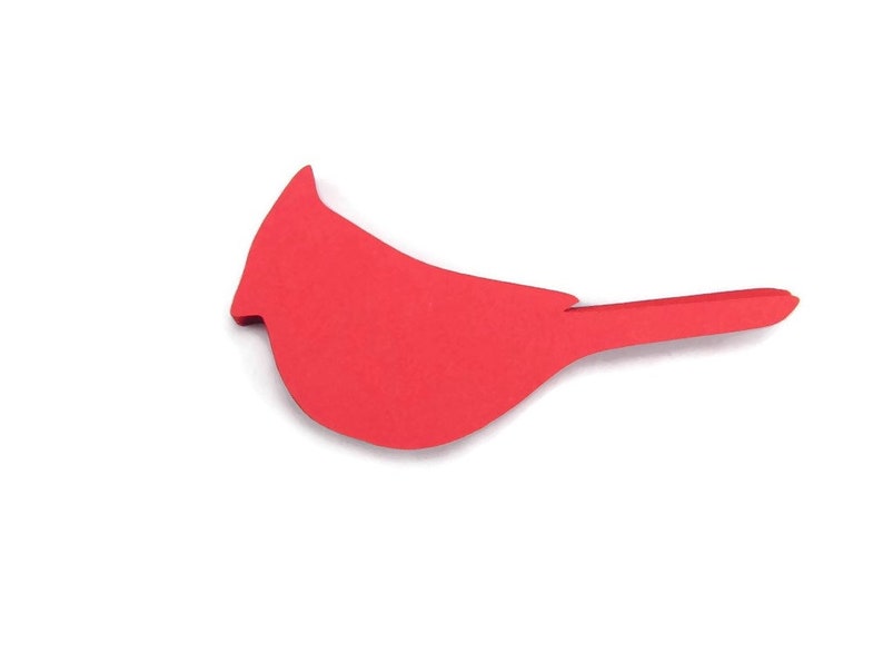 Cardinal Paper Cut Outs Set of 25 - Etsy