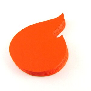 Flame Paper Cut Outs Set of 25 - Etsy