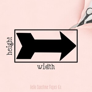 Chunky Arrow Paper Cut Outs Set of 25 - Etsy