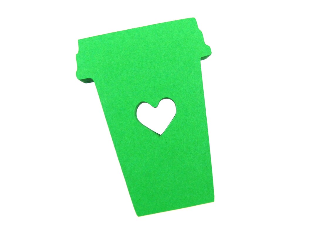 Coffee Cup Paper Cut Outs Set of 25 - Etsy