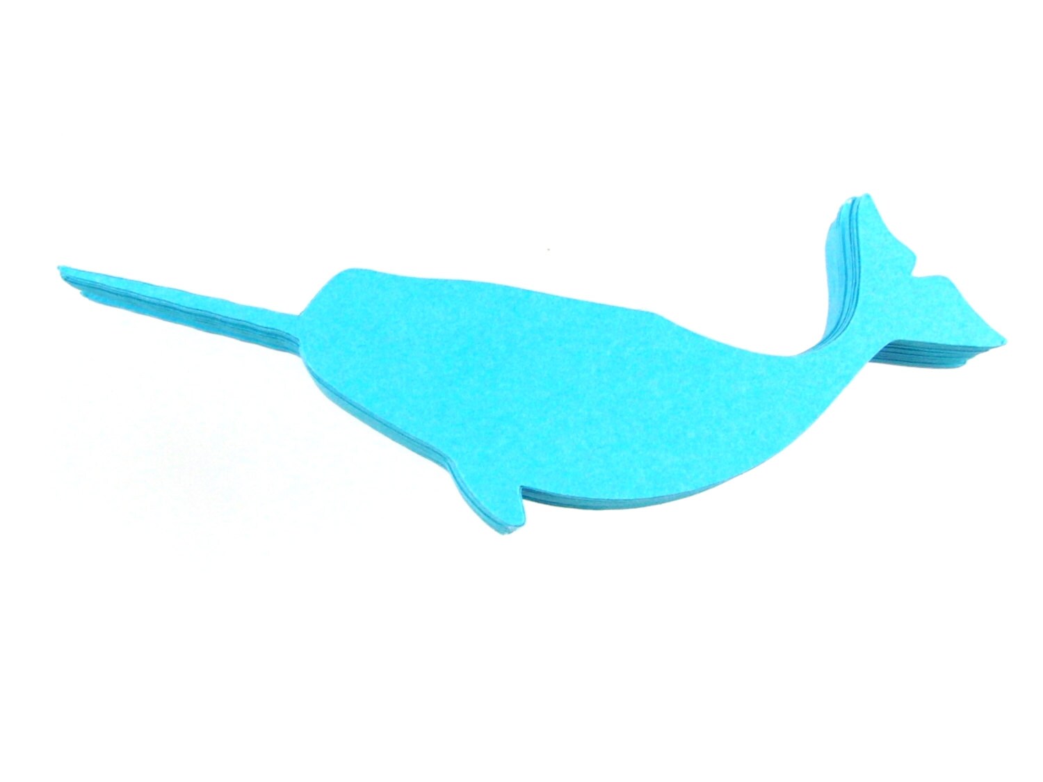 Narwhal Paper Cut Outs Set of 25 - Etsy