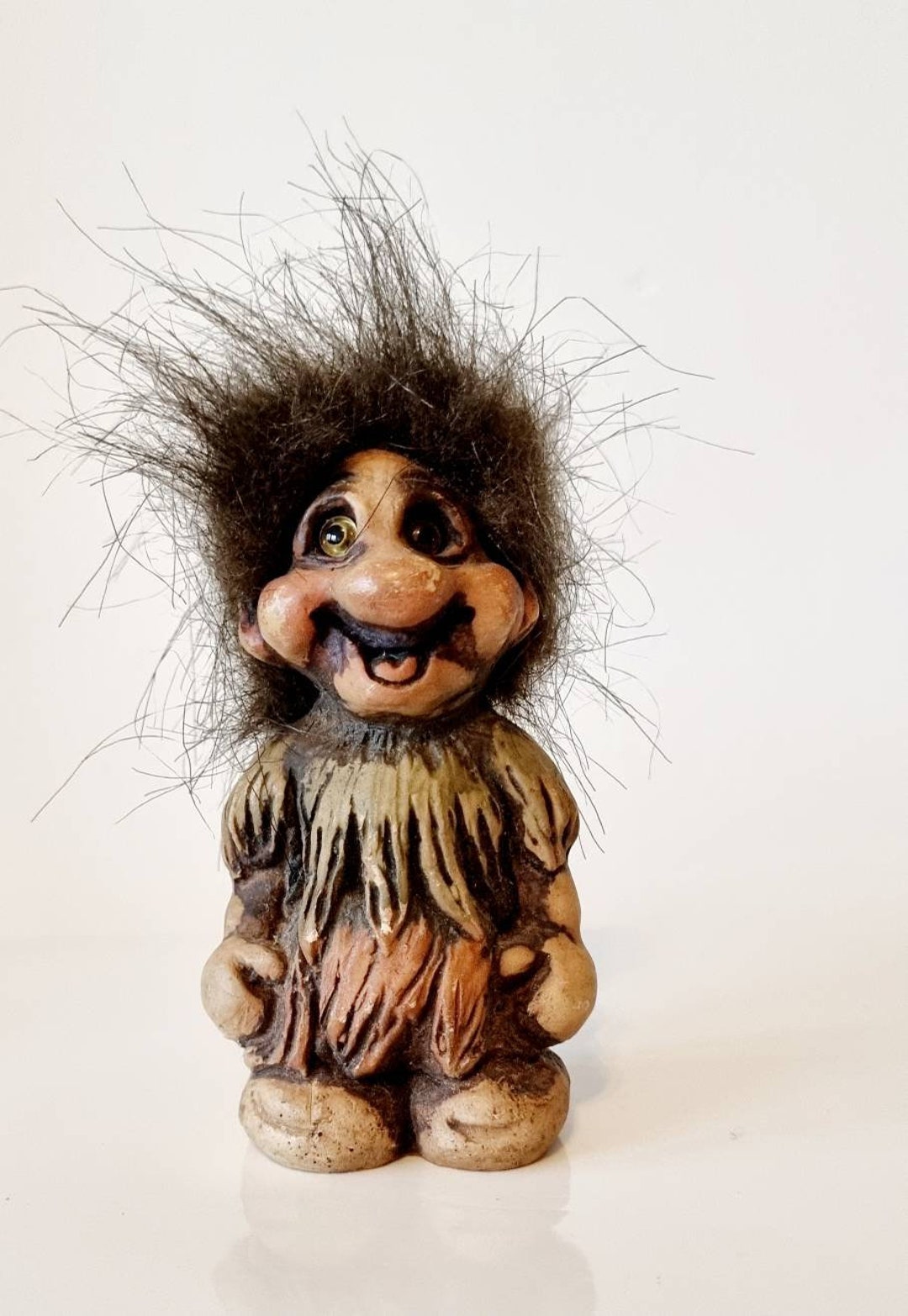Vintage Norwegian Handmade Troll Figurine. - Etsy