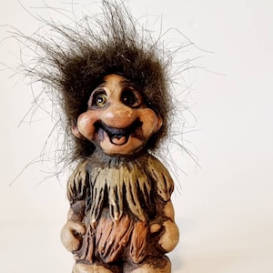 Vintage Norwegian Handmade Troll Figurine. - Etsy