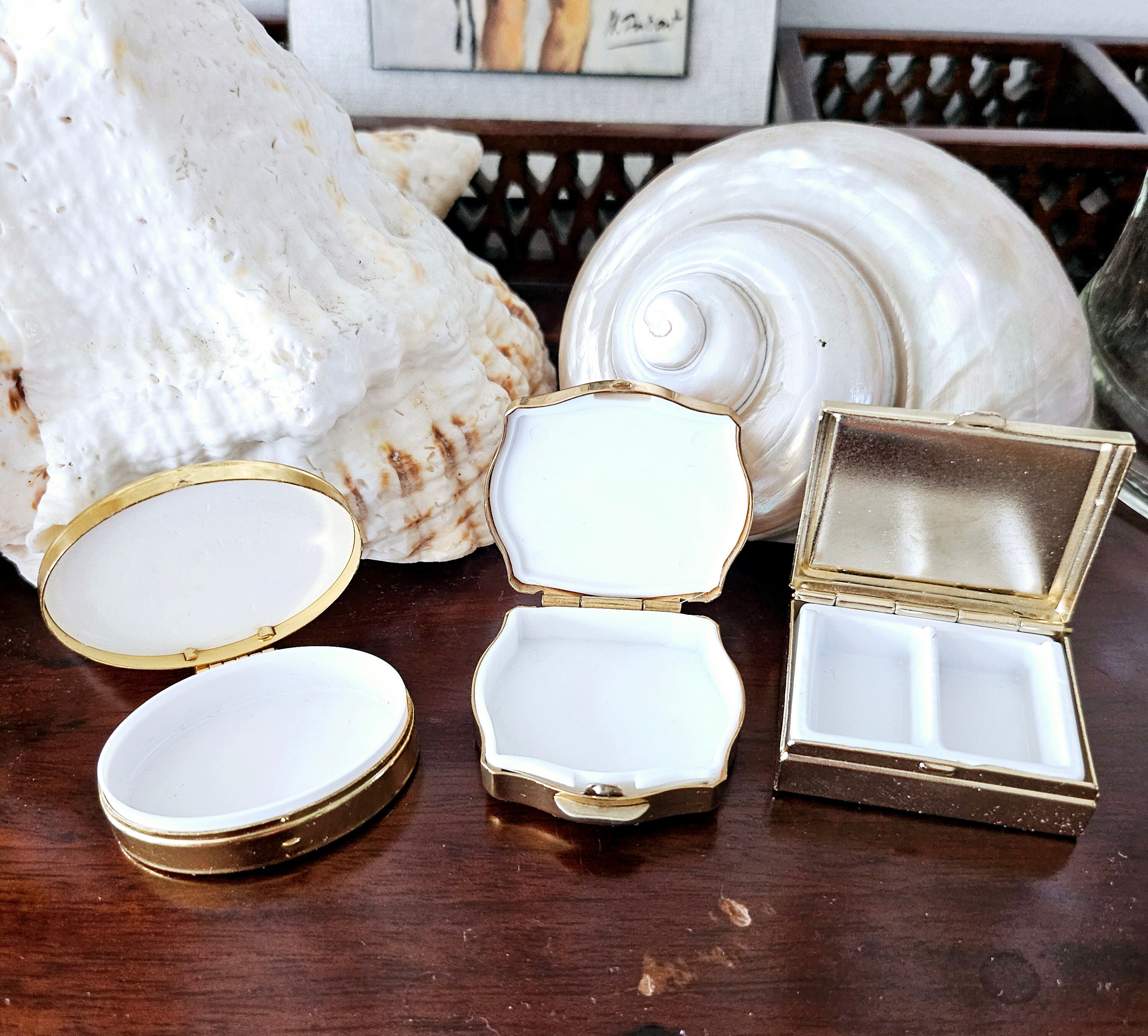 Vintage Set of 3 Pill Boxes - Etsy