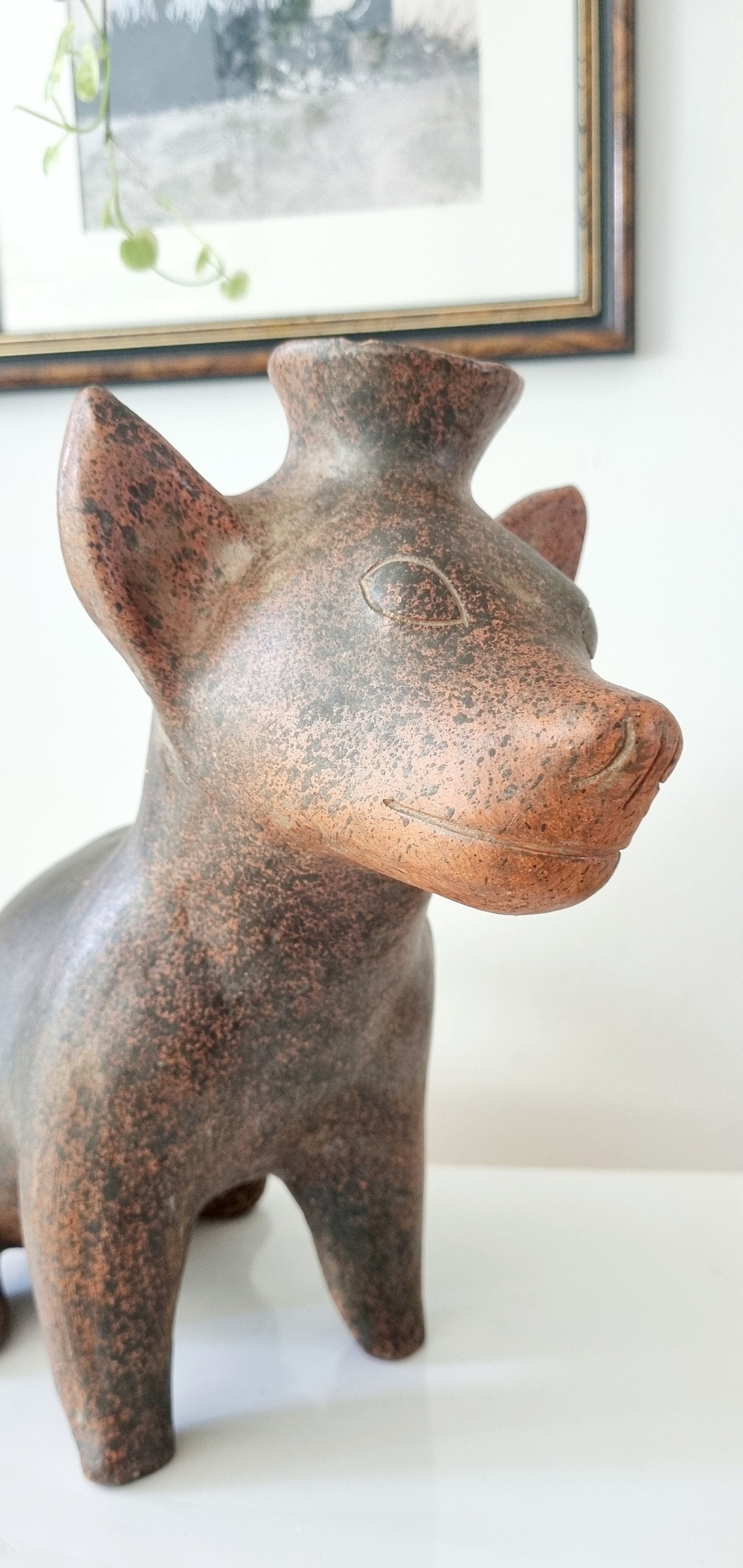 Vintage Ceramic Replica of Colima Dog Vessel - Etsy