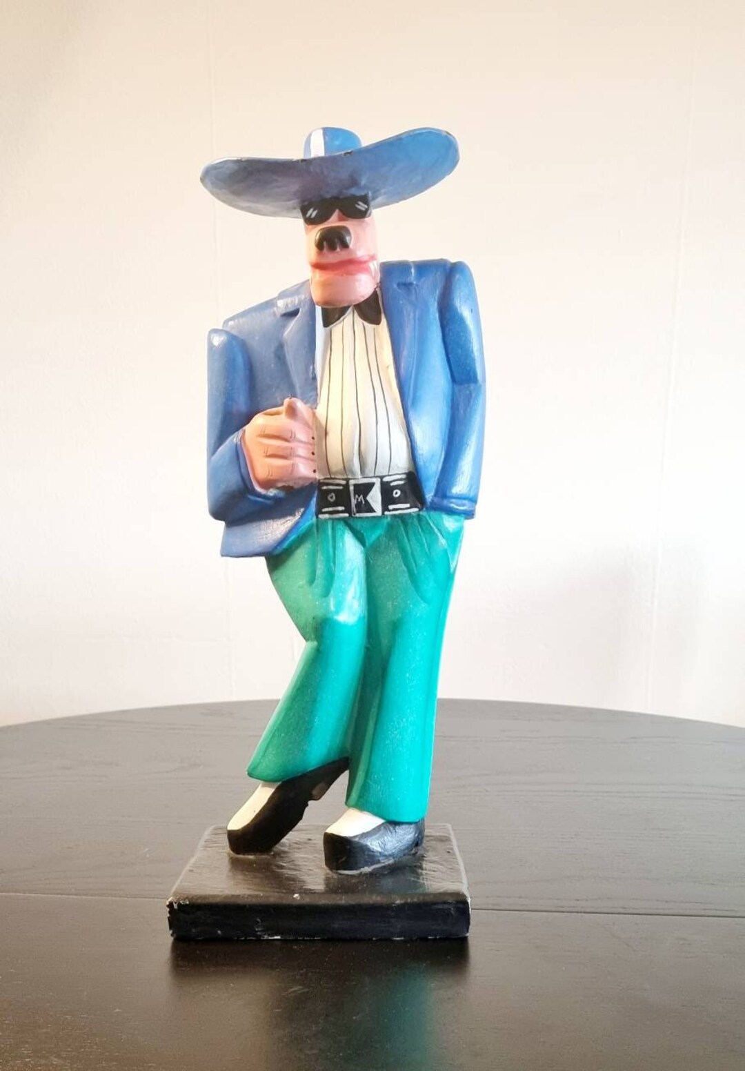 Wooden Sculpture of Coyote Man. Unsigned. - Etsy