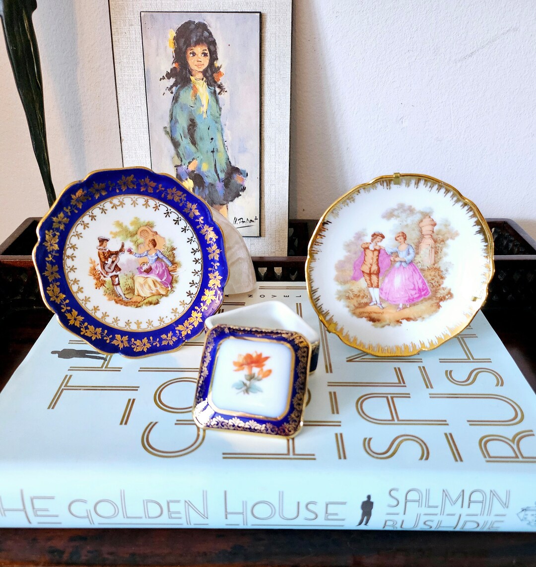 Vintage Set of 3 Limoges Miniatures. - Etsy