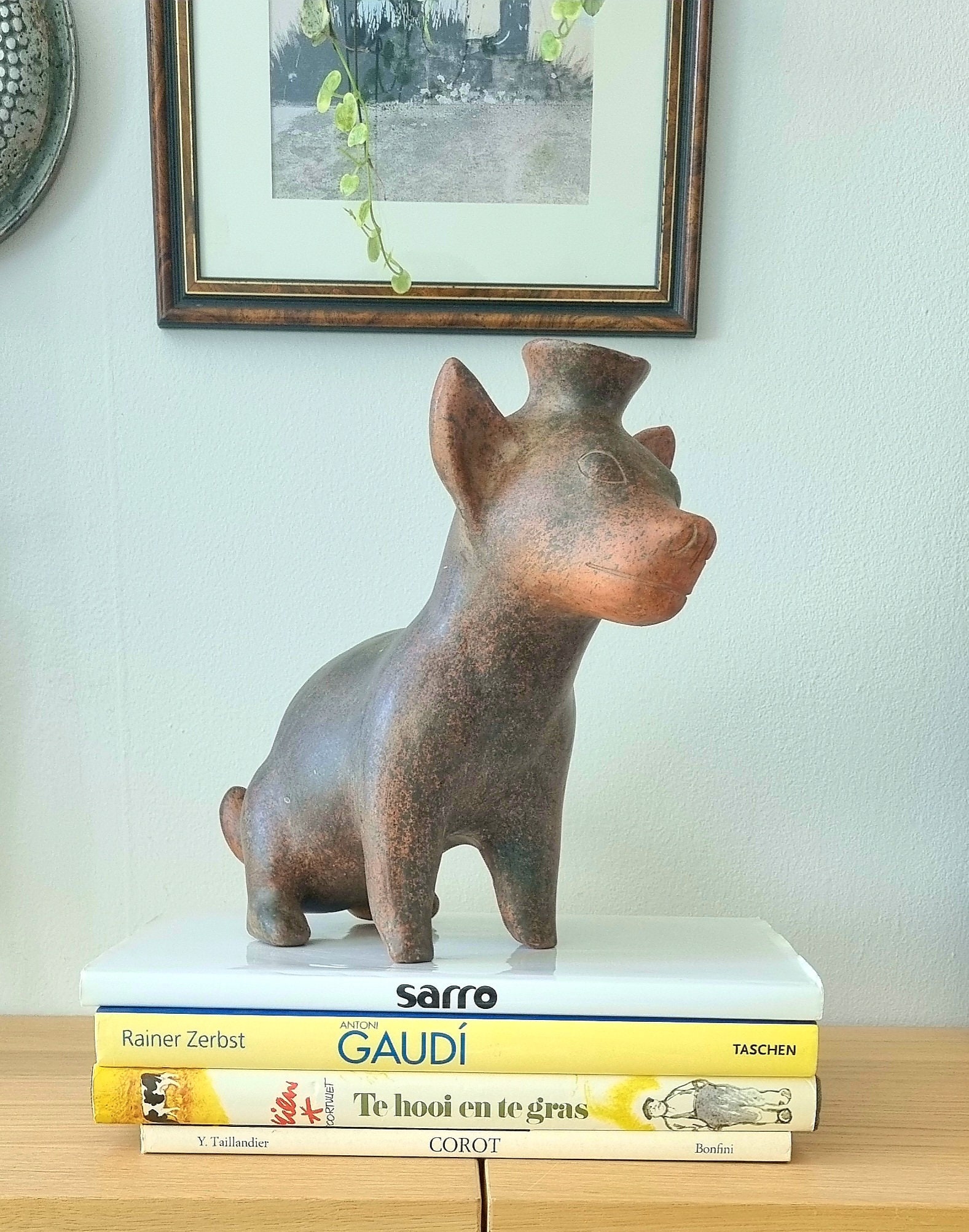 Vintage Ceramic Replica of Colima Dog Vessel - Etsy