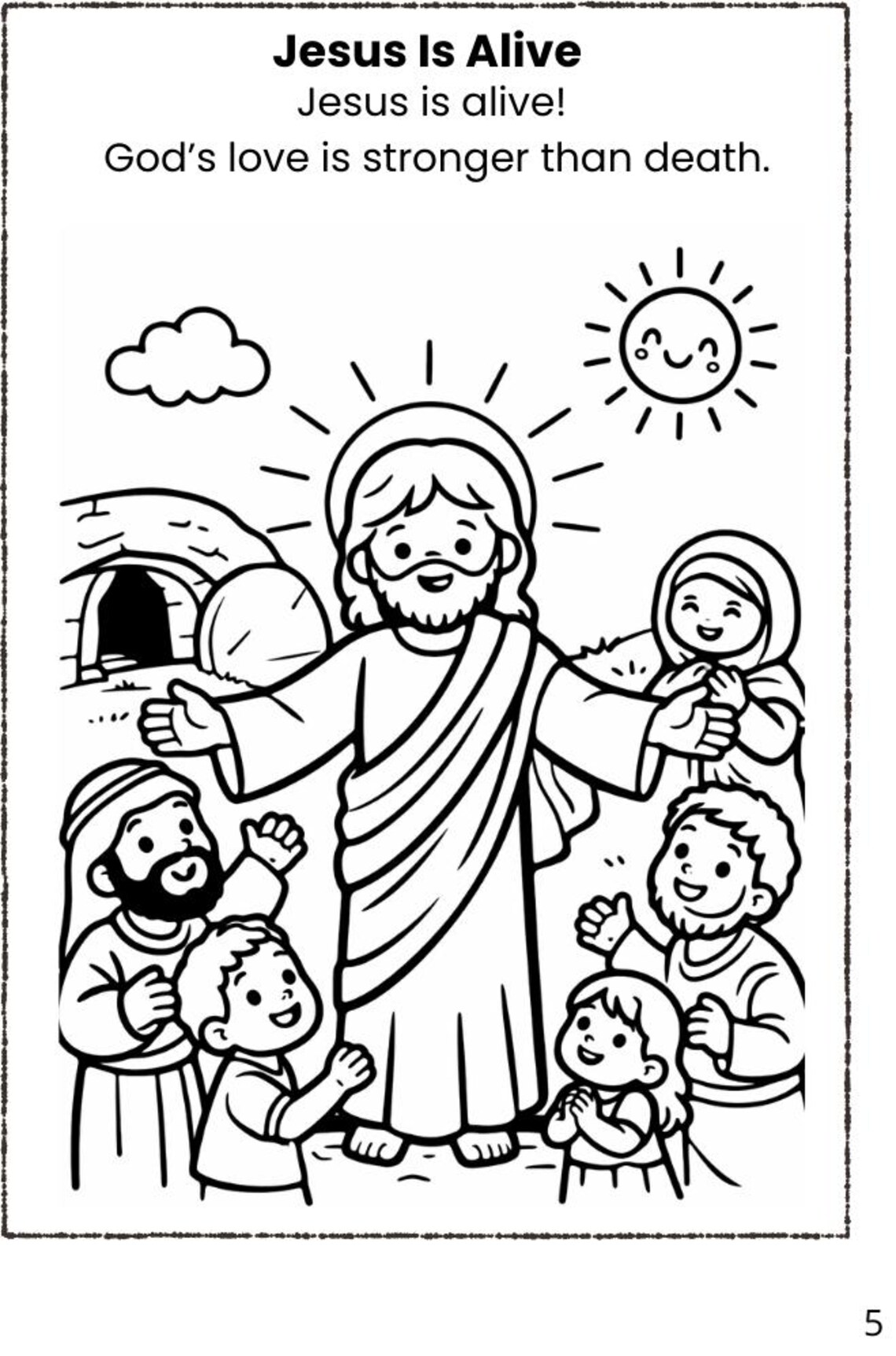 Easter Coloring Activity Book for Kids - Etsy